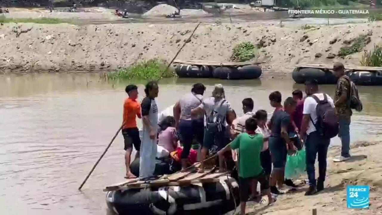 Río Suchiate, uno de los pasos a México de los migrantes irregulares ...