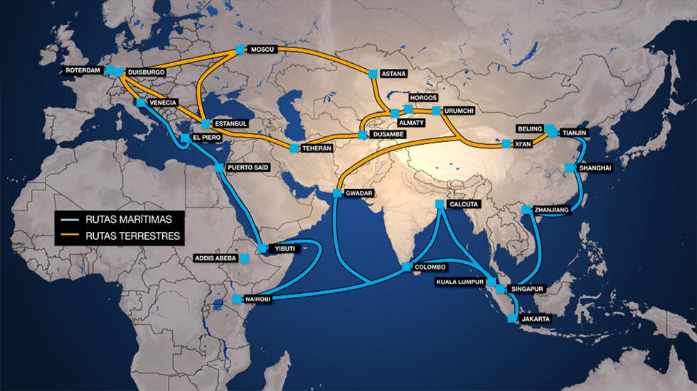 Mapa De La Ruta De La Seda China Conociendo La Ruta De La Seda