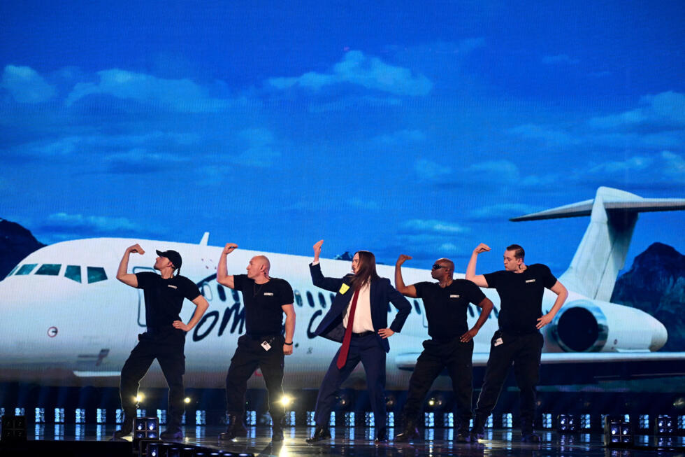 Lights, cameras, action at Eurovision Song Contest final