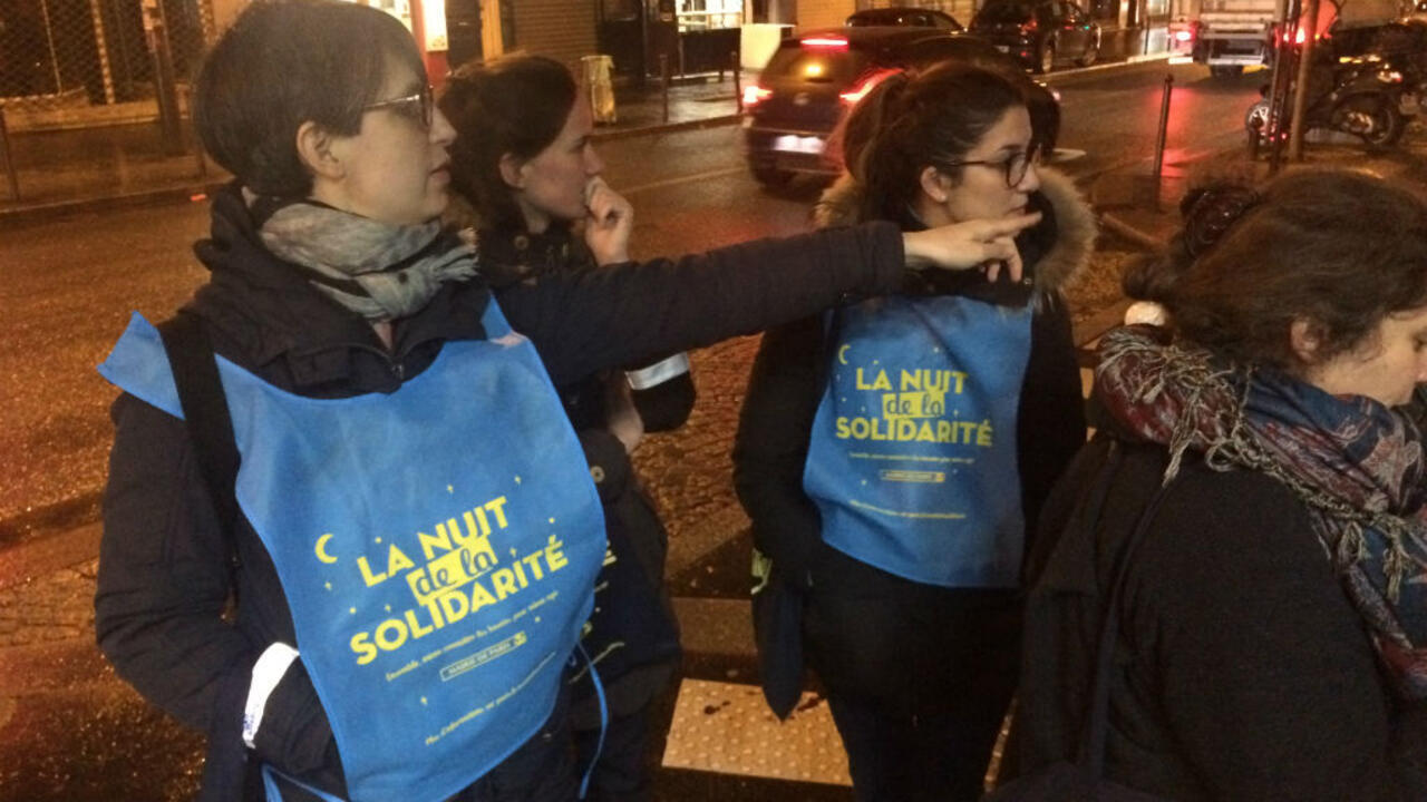 Counting the homeless on the streets of Paris