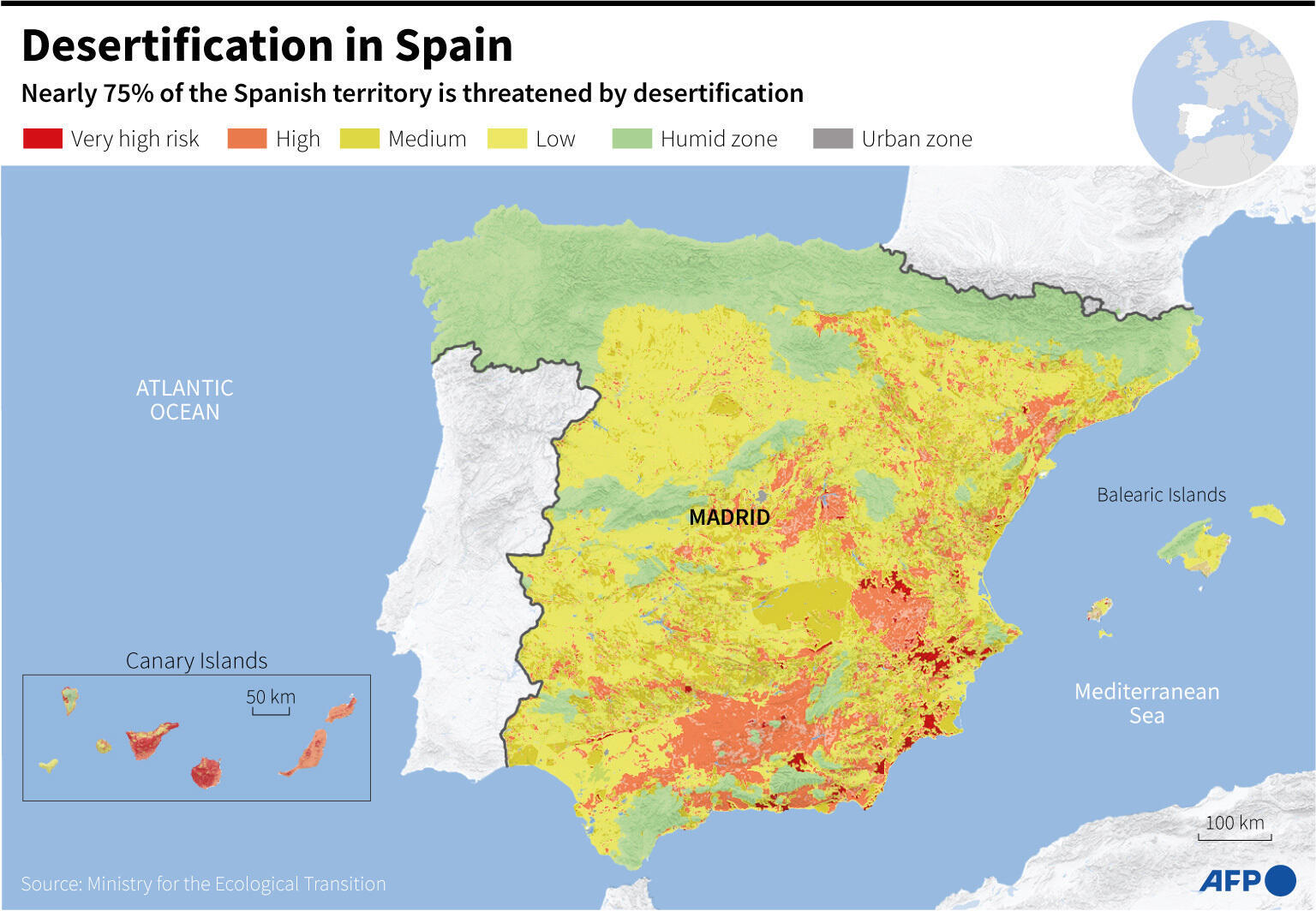 Spain worries over 'lifeless land' amid creeping desertification