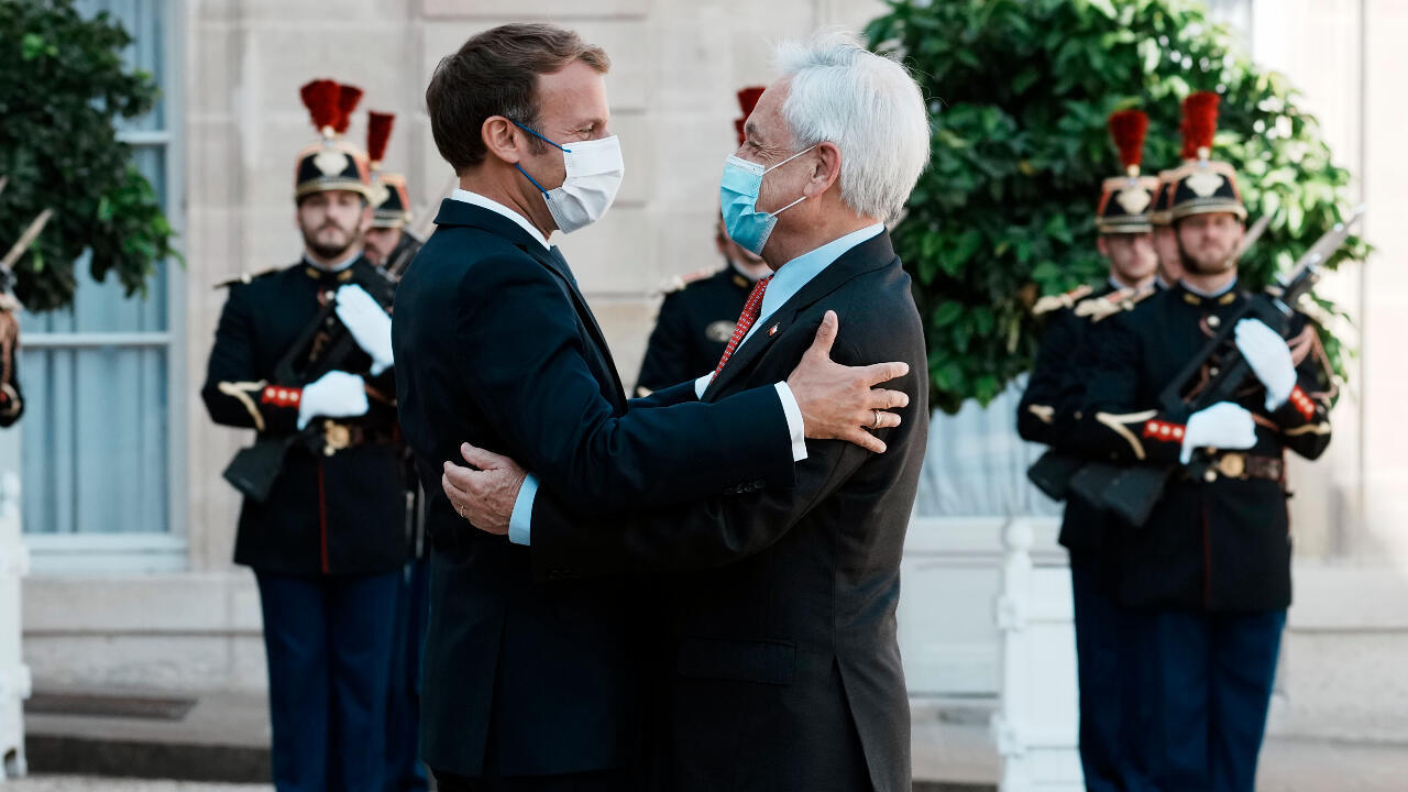 En reunión con Piñera, Macron habla sobre la constituyente chilena