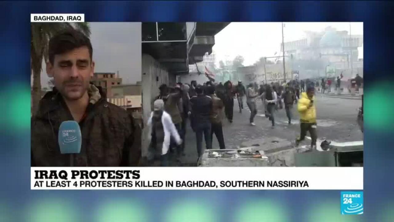 At least four protesters killed as Iraqi forces raid Baghdad protest ...