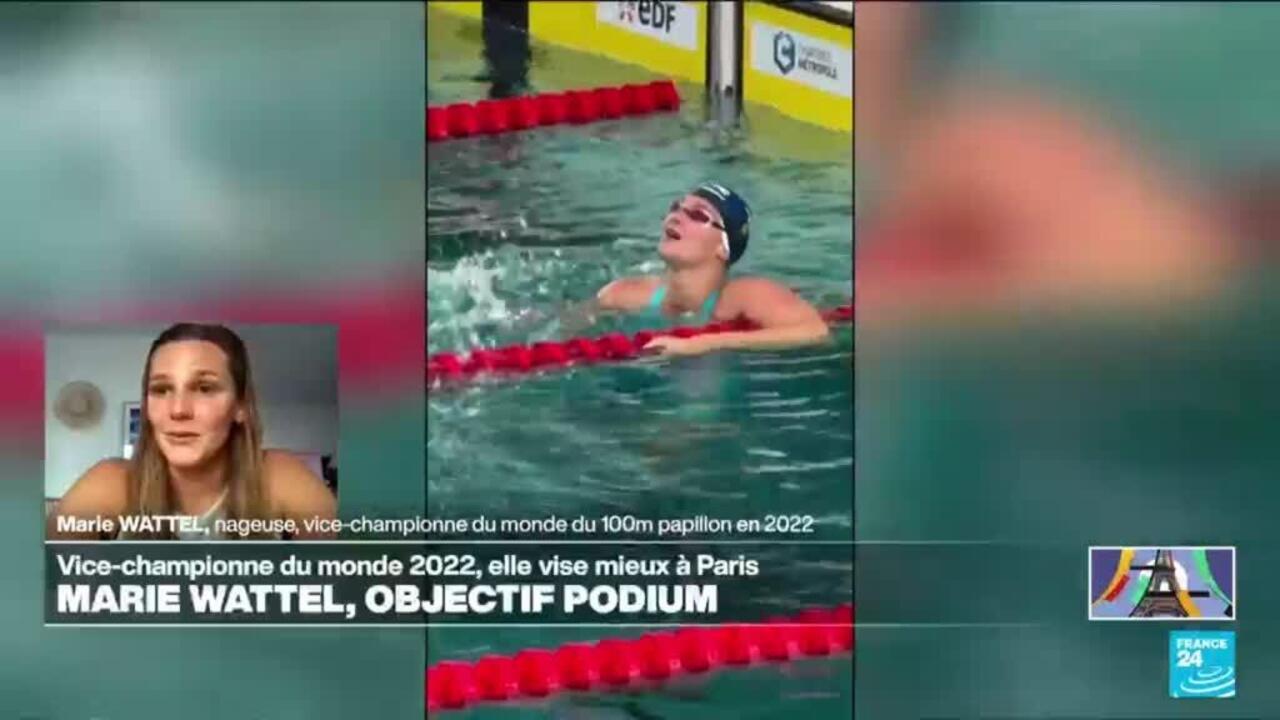 JO 2024 : la nageuse Marie Wattel est "prête pour la bataille" - France 24