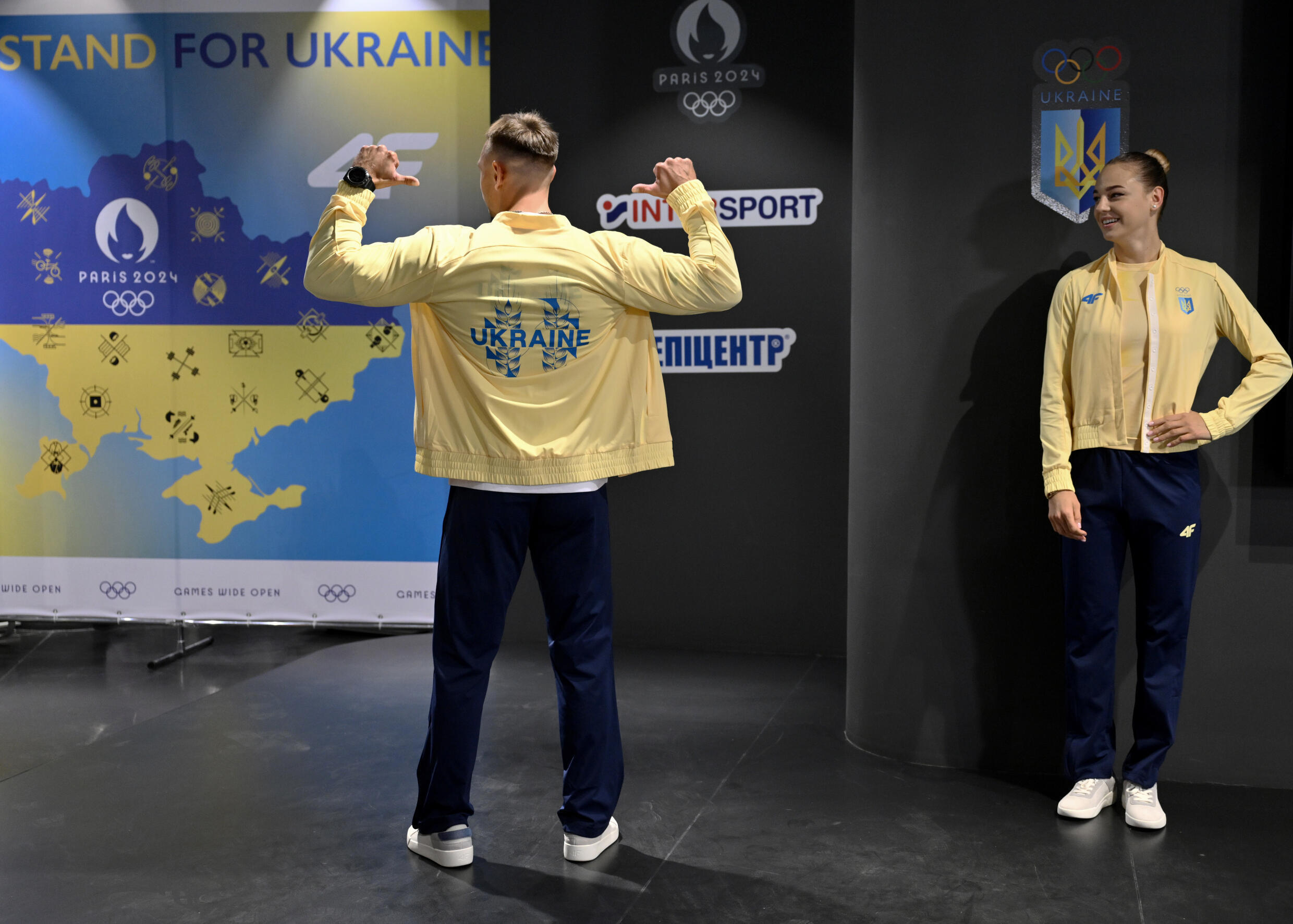 Ukraine showcase Olympic outfits ahead of Games marred by war