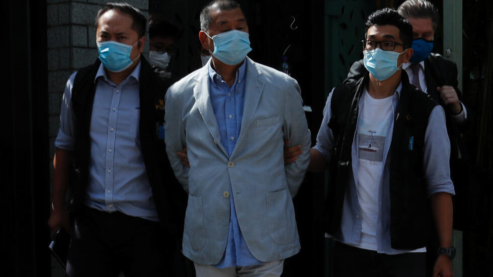 Hong Kong media mogul and activist Jimmy Lai arrested for 'collusion ...