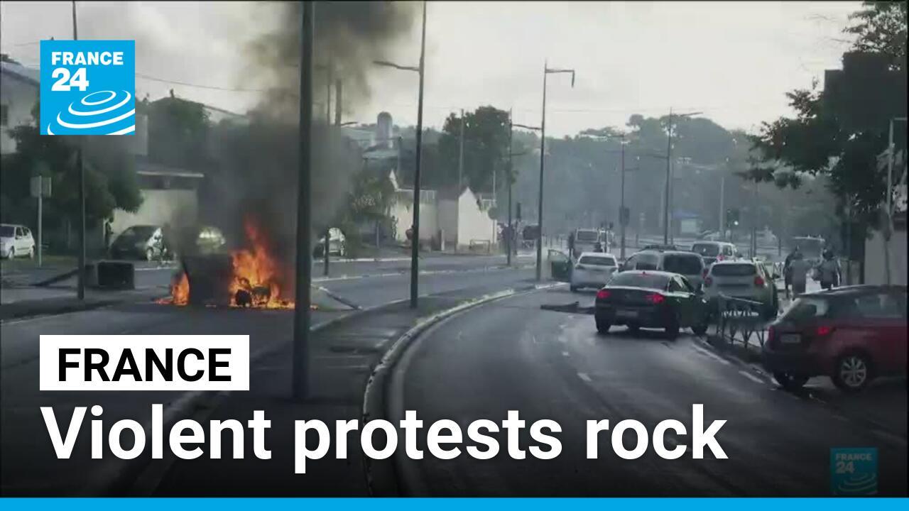 Protests over rising costs of living turn violent in French Caribbean ...
