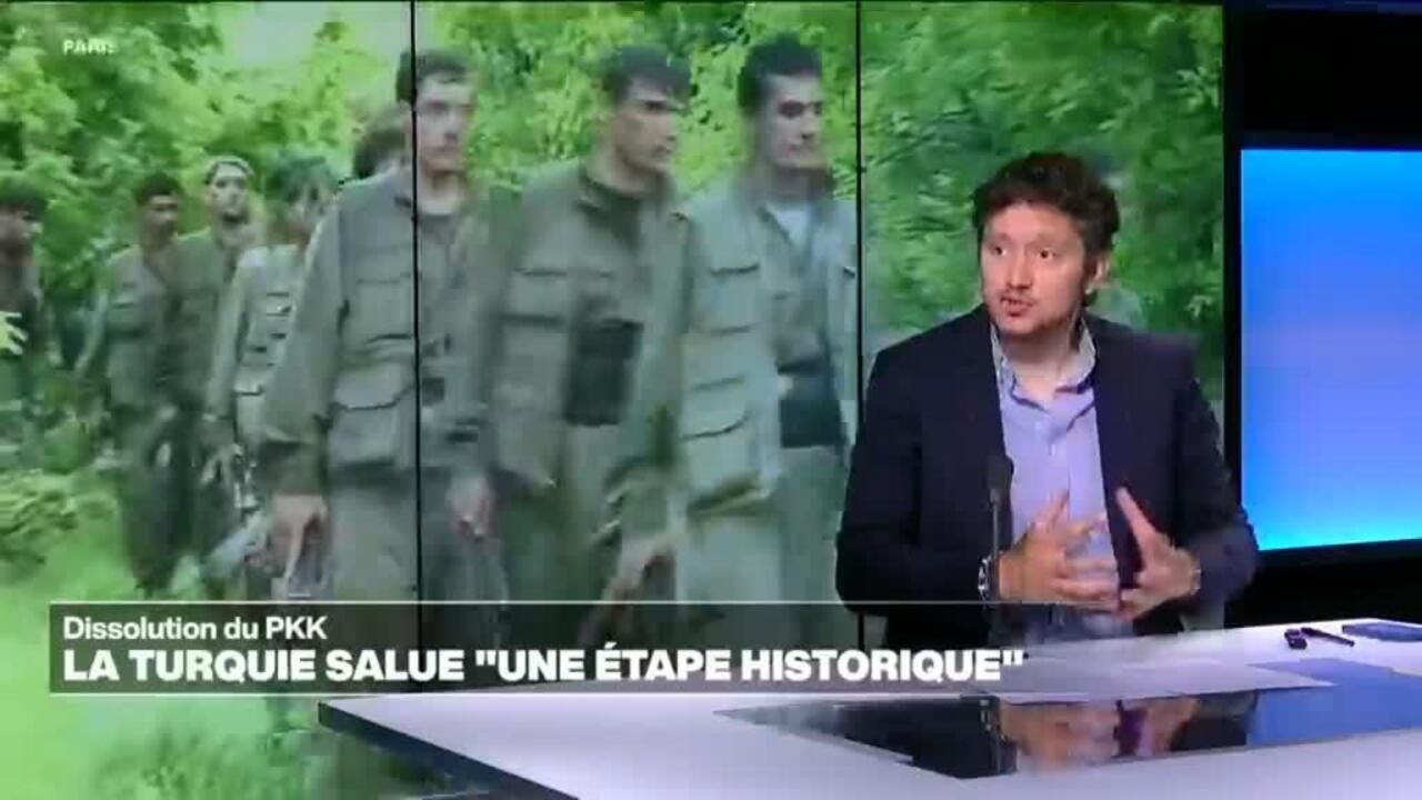Dissolution du PKK : la Turquie salue "une étape historique" - France 24
