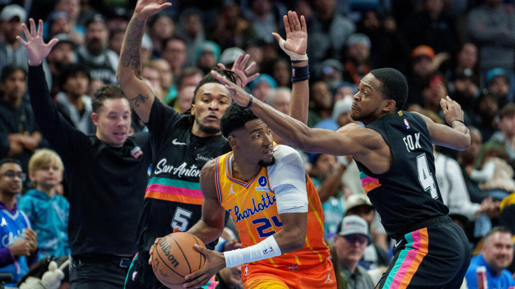 Los Hornets derrotan a los Spurs del francés Wembanyama