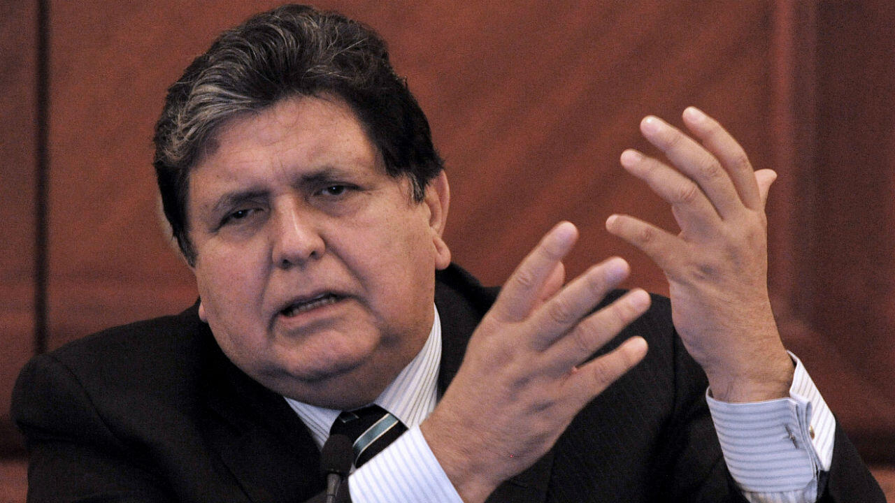 Peru’s ex-president dies after shooting himself during arrest bid