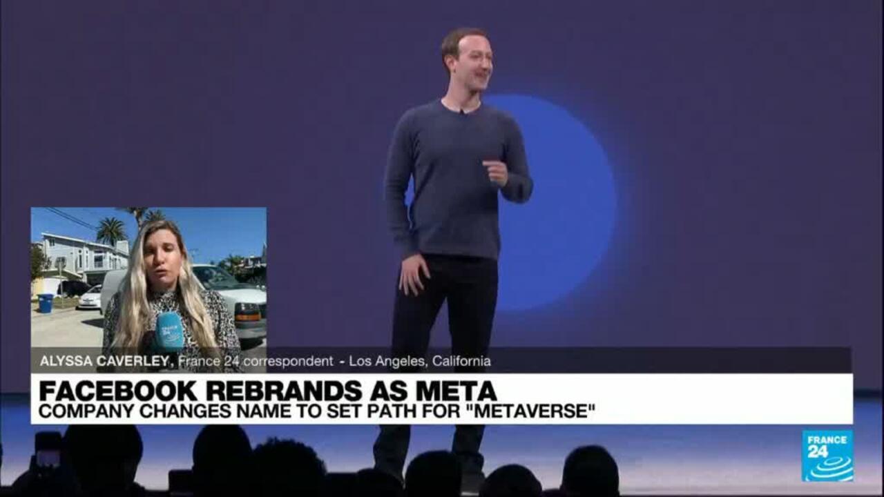Facebook rebrands company by changing name to Meta