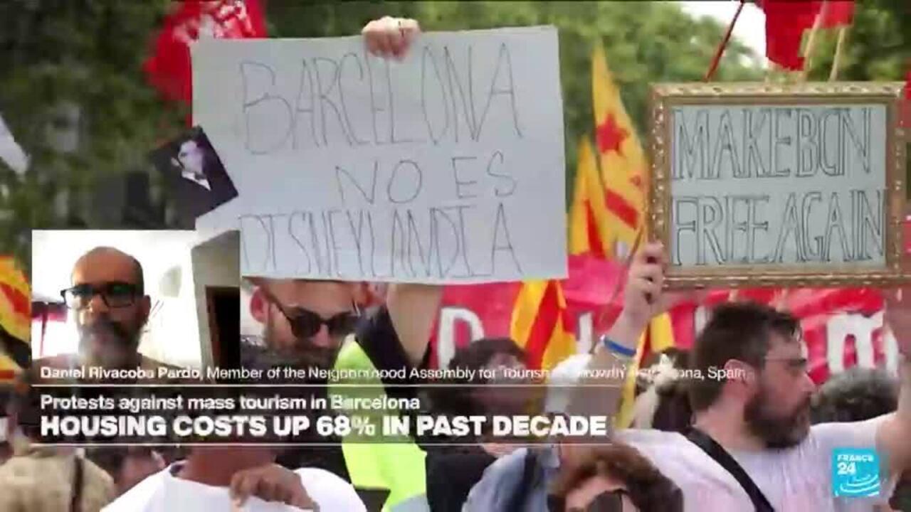 Barcelona locals furious over tourism's socioeconomic, environmental ...