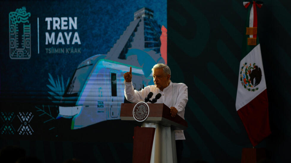 AMLO inaugura el primer tramo del Tren Maya en medio de críticas ...