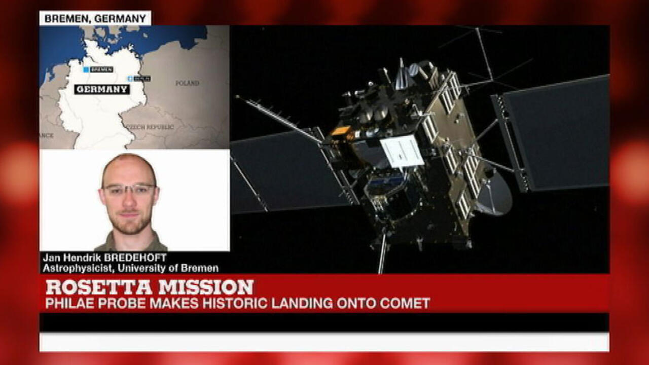 Rosetta mission’s Philae probe makes historic landing on comet - France 24