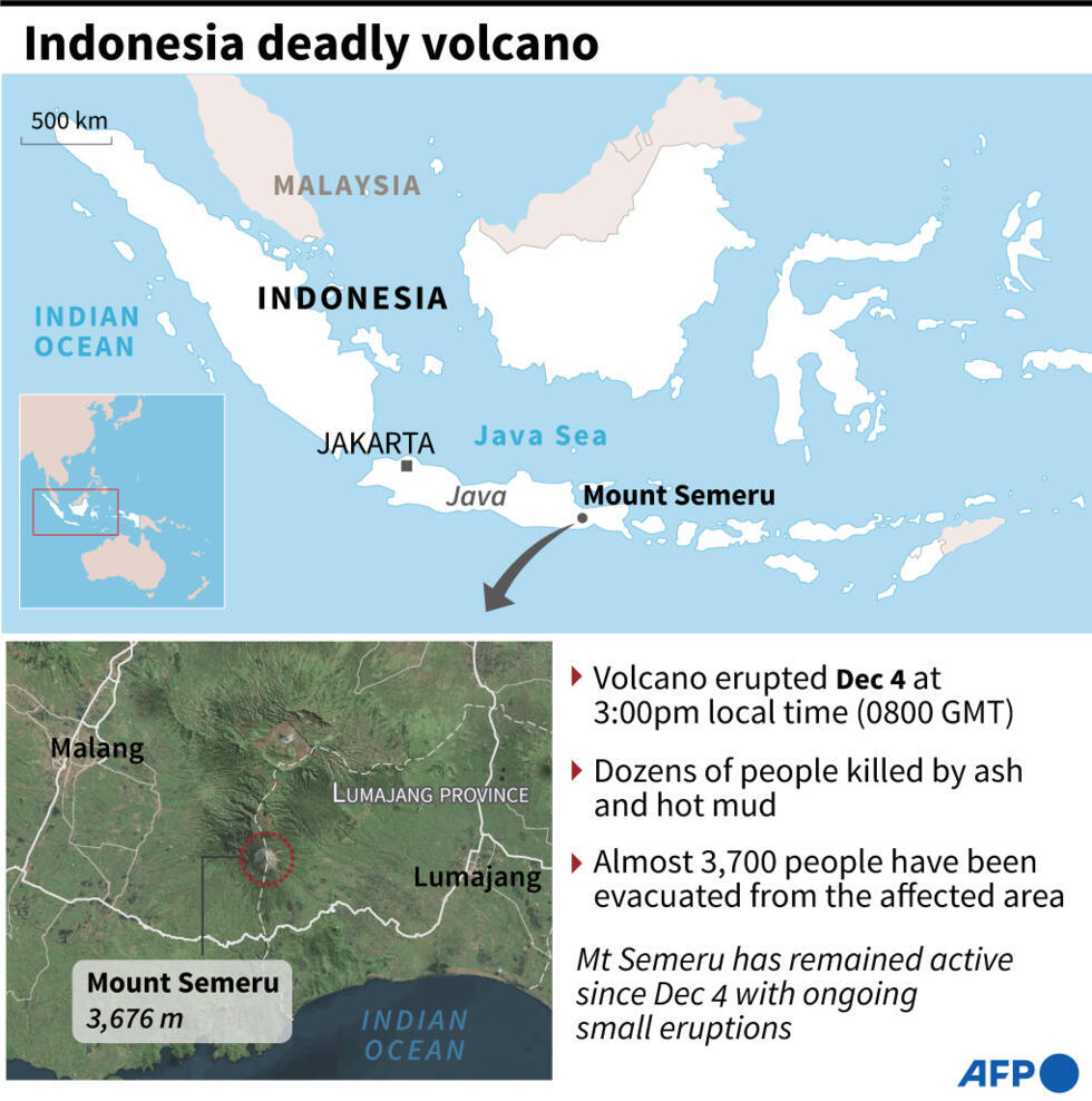 Indonesia volcano eruption death toll rises to 34