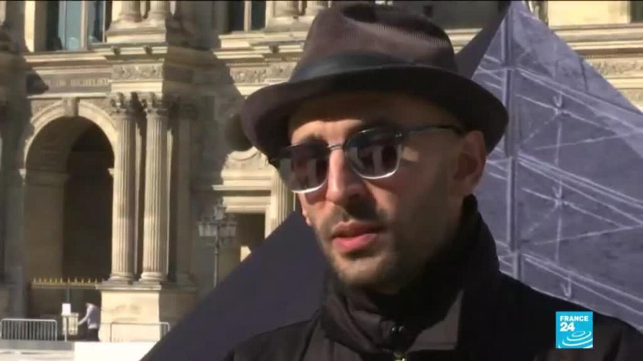 French artist JR has Louvre glass pyramid 'appear' to celebrate its ...