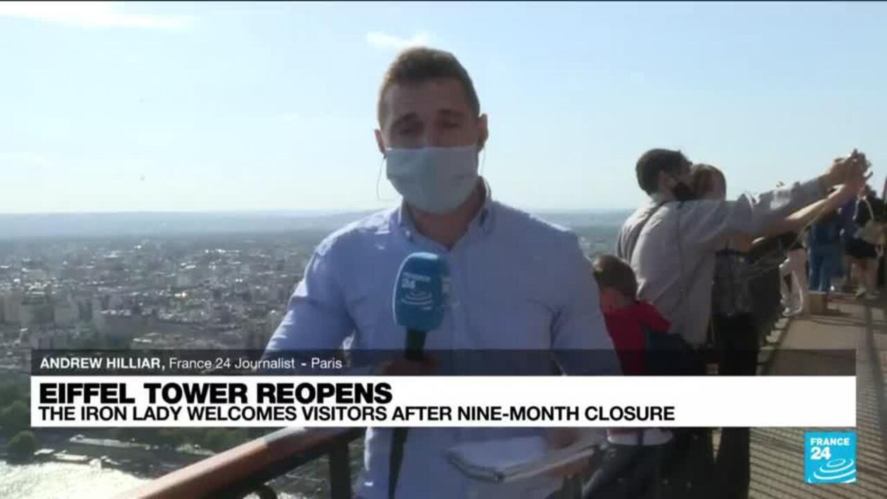 Eiffel Tower reopens in Paris after nine-month Covid closure - France 24