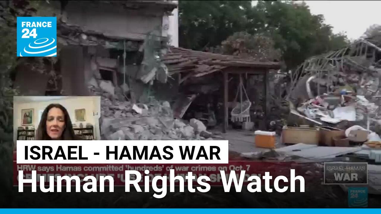 Human Rights Watch report says Hamas-led militants committed 'hundreds ...