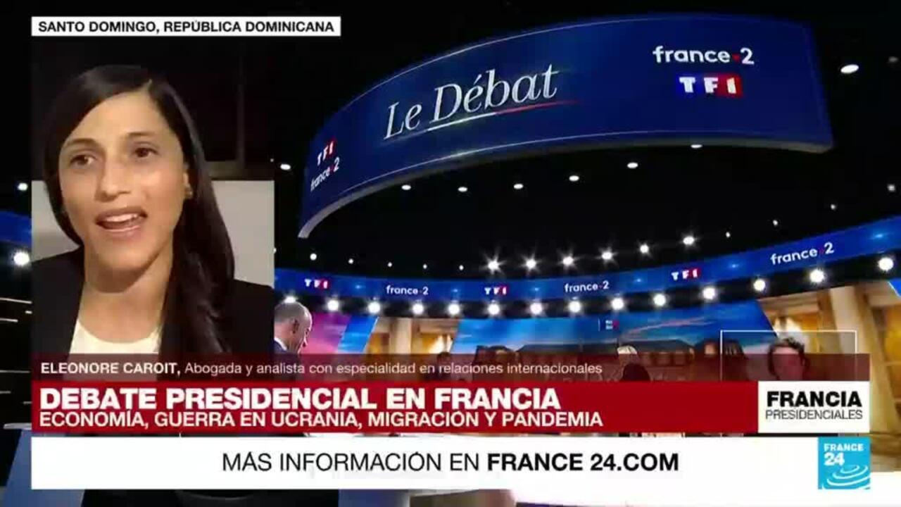 Eleonore Caroit: "Al final del debate los candidatos mostraron sus ...