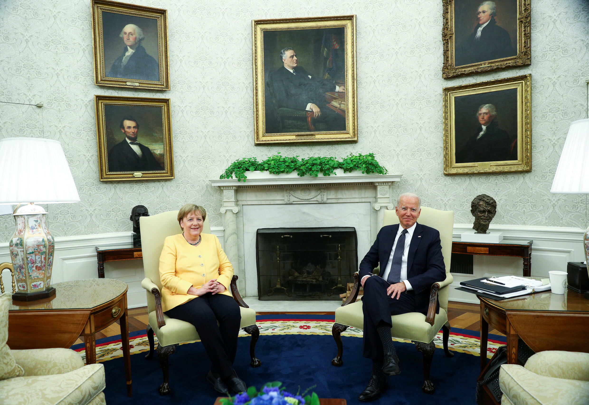 Merkel, Biden stress friendship but remain at odds over pipeline after ...
