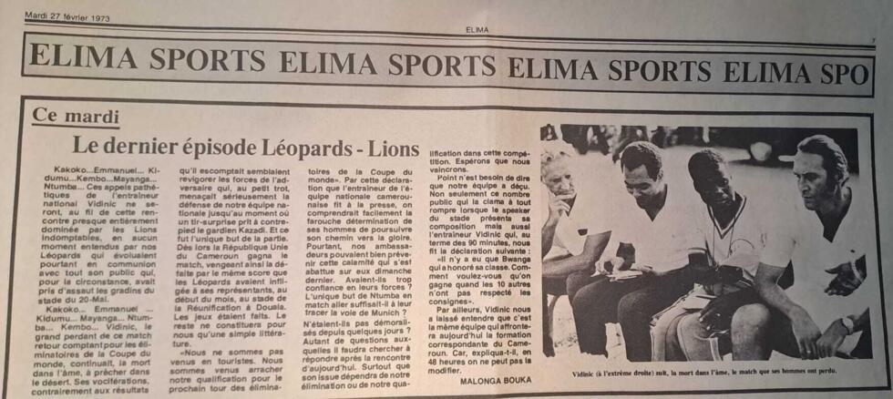 Cameroun – RD Congo : entre 1973 et 1981, cinq matches pour une ...
