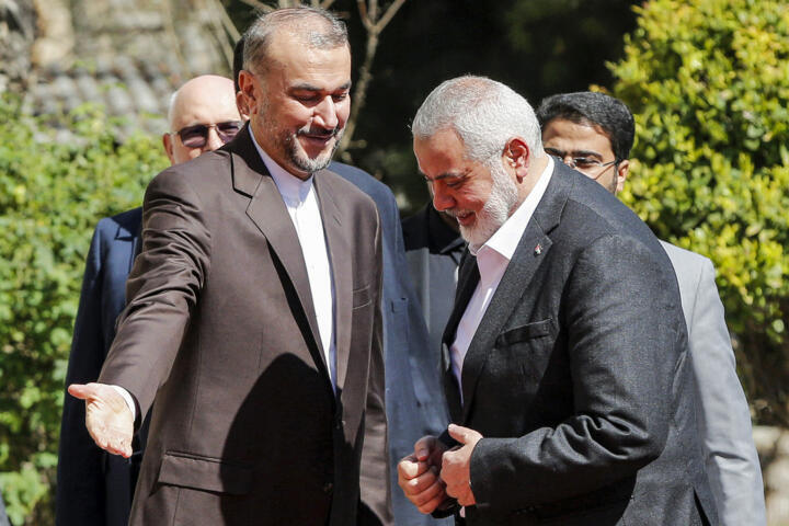 Hamas leader speaks in Iran of Israel 'political isolation'