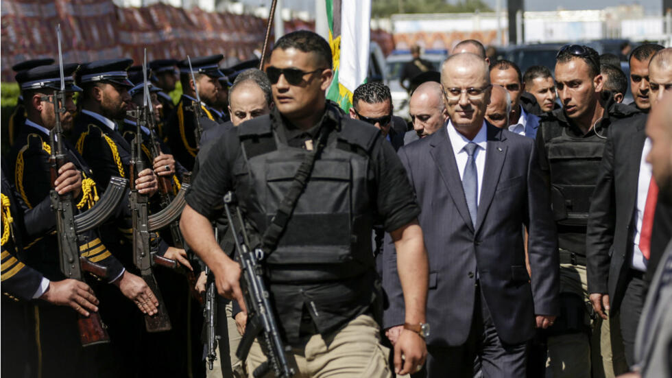Blast strikes Palestinian PM's convoy on rare Gaza visit
