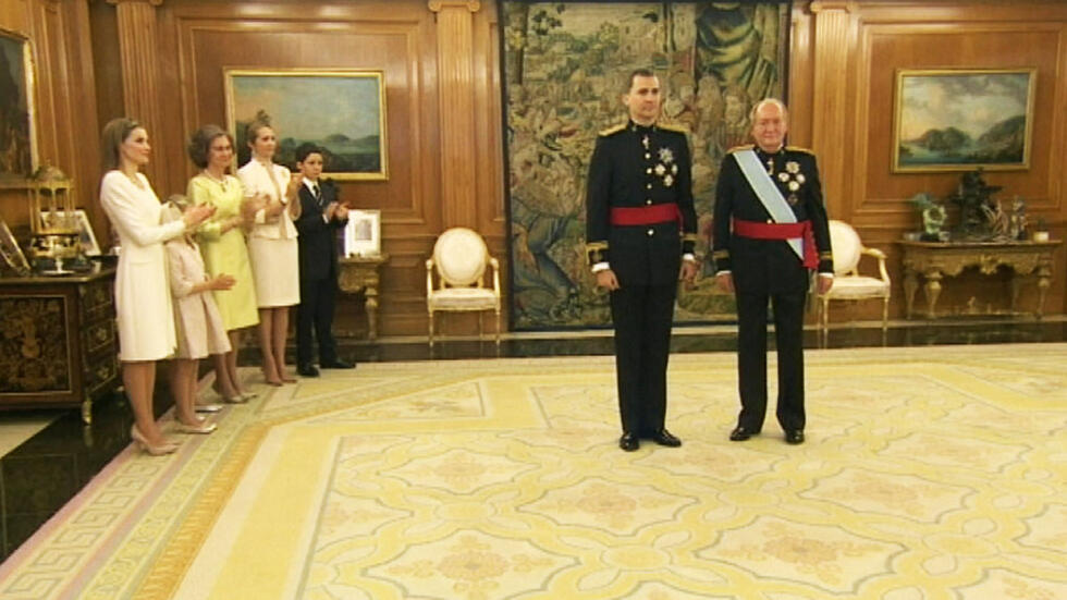 In pictures: Spain's King Felipe VI assumes the throne