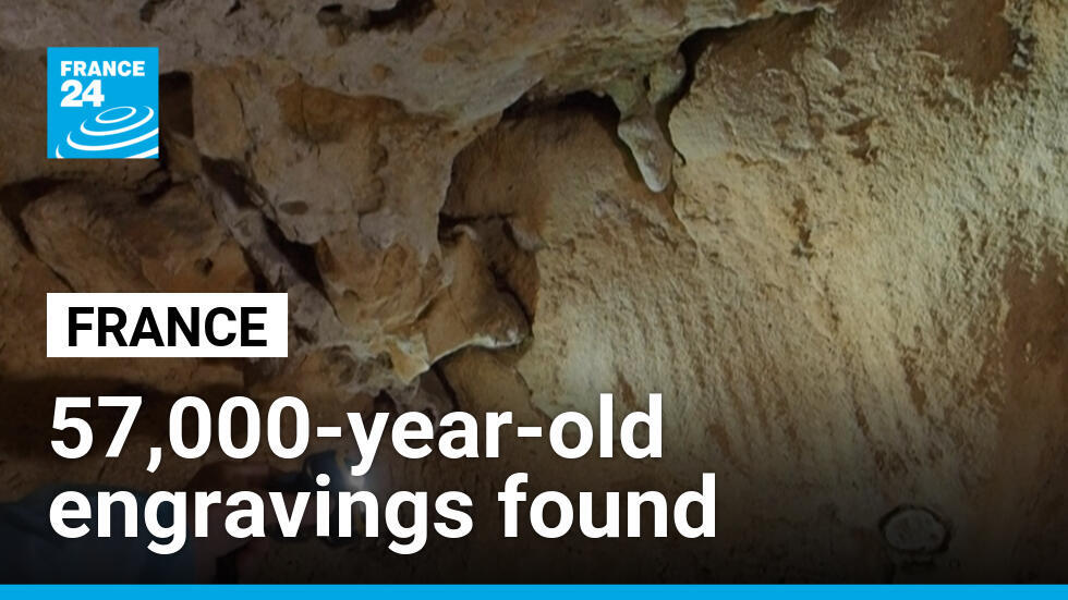 57,000-year-old Neanderthal engravings found in French cave - France 24
