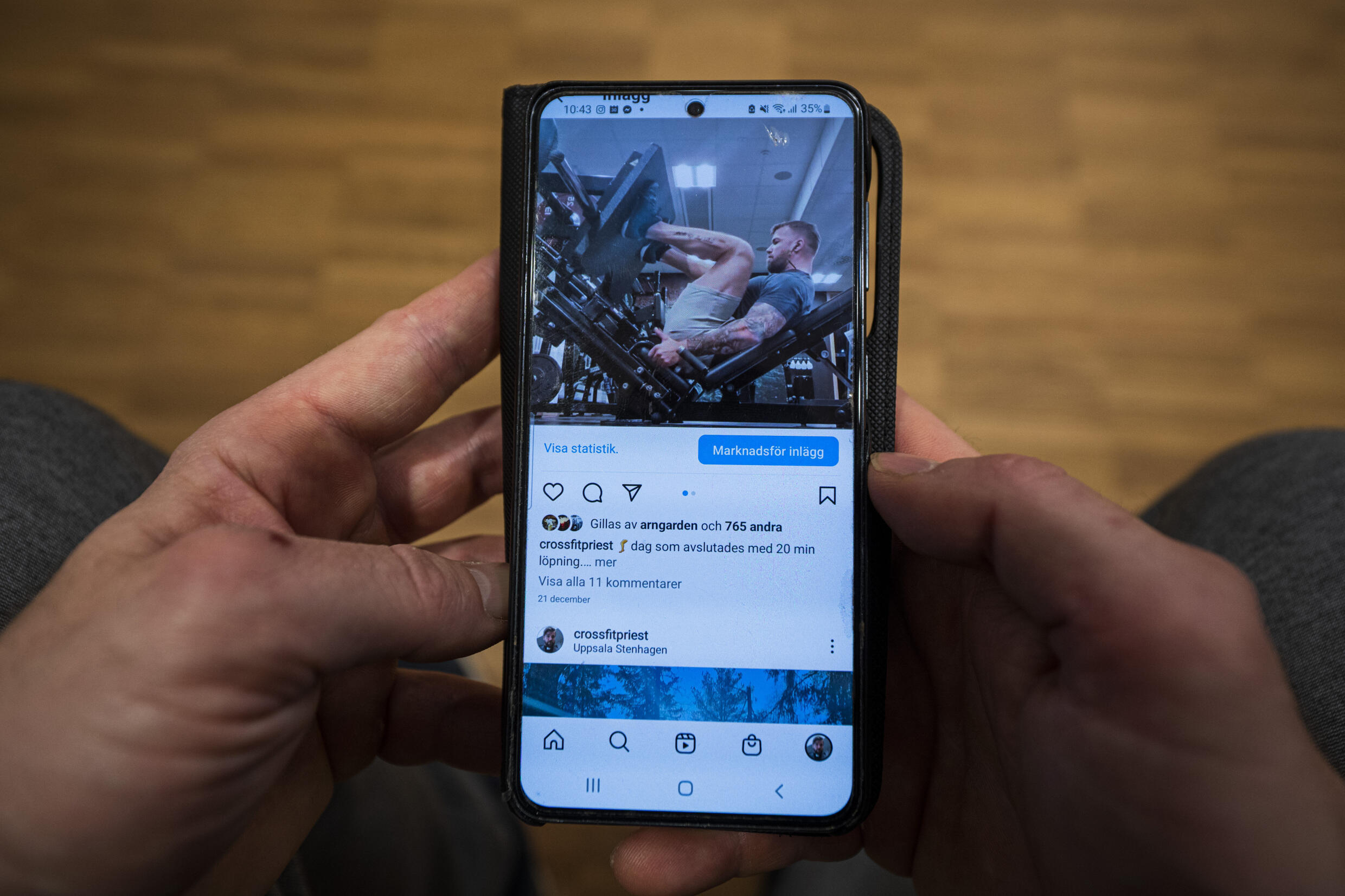 Sweden's 'crossfit priest' heals body and soul on Insta