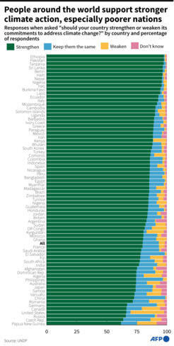 Four in five people want more climate action: UN survey