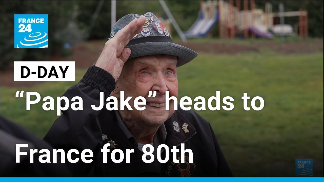 At 101, D-Day US veteran and TikTok star “Papa Jake” heads to France ...