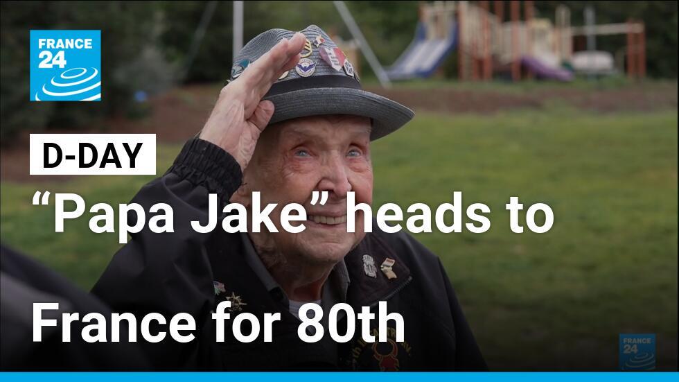 At 101, D-Day US veteran and TikTok star “Papa Jake” heads to France ...