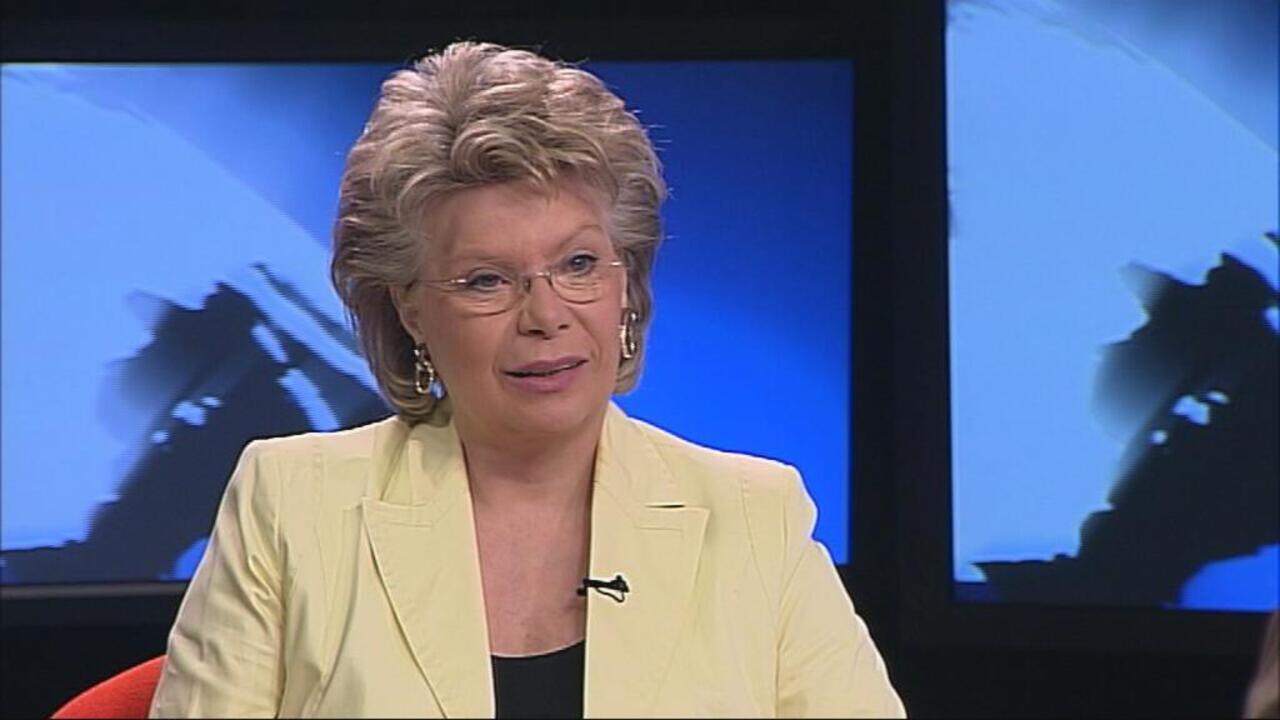 Viviane Reding, European Commissioner for Justice, Fundamental Rights ...