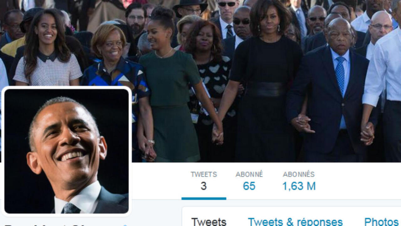 "Hello Twitter !" : Barack Obama inaugure son compte Twitter personnel