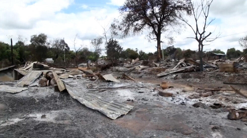 Myanmar: Burnt villages and rebel patrols in battle-scarred north ...
