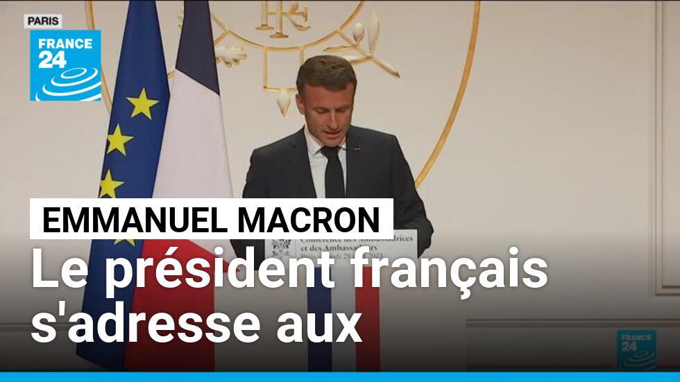 REPLAY - Discours d'Emmanuel Macron devant les ambassadeurs - France 24