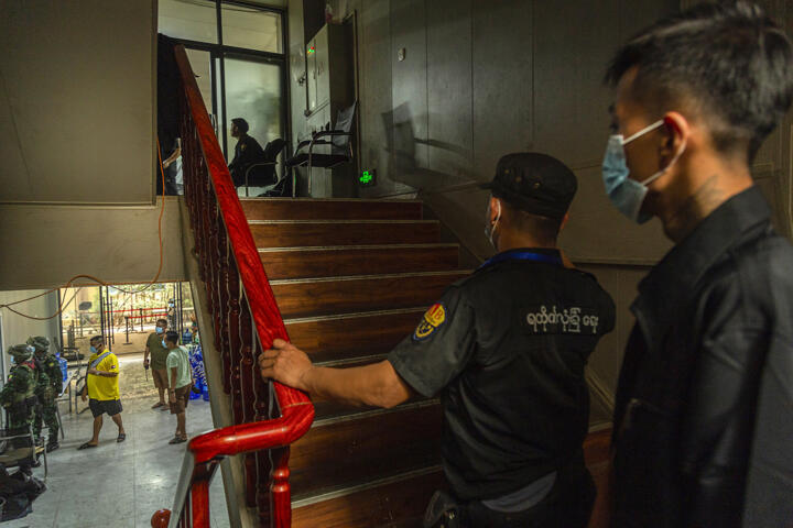 Battered Myanmar scam centre workers wait for deportation to China