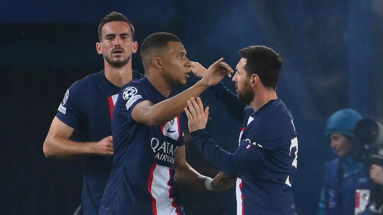Messi, Mbappe double up as PSG hit seven to reach Champions League last 16