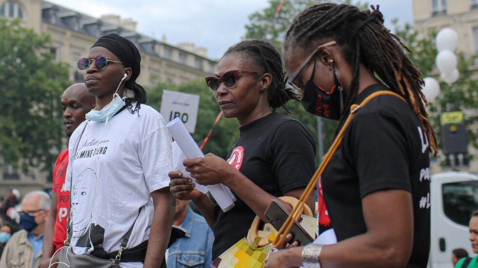 Francia y Reino Unido marcharon contra el racismo y la brutalidad policial