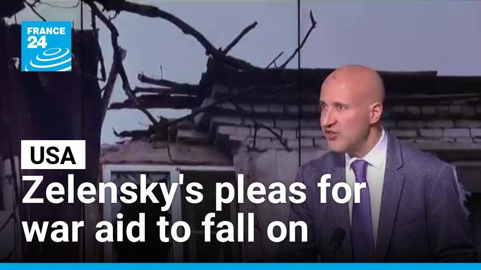 Zelensky in Washington to try and rescue Ukraine aid package