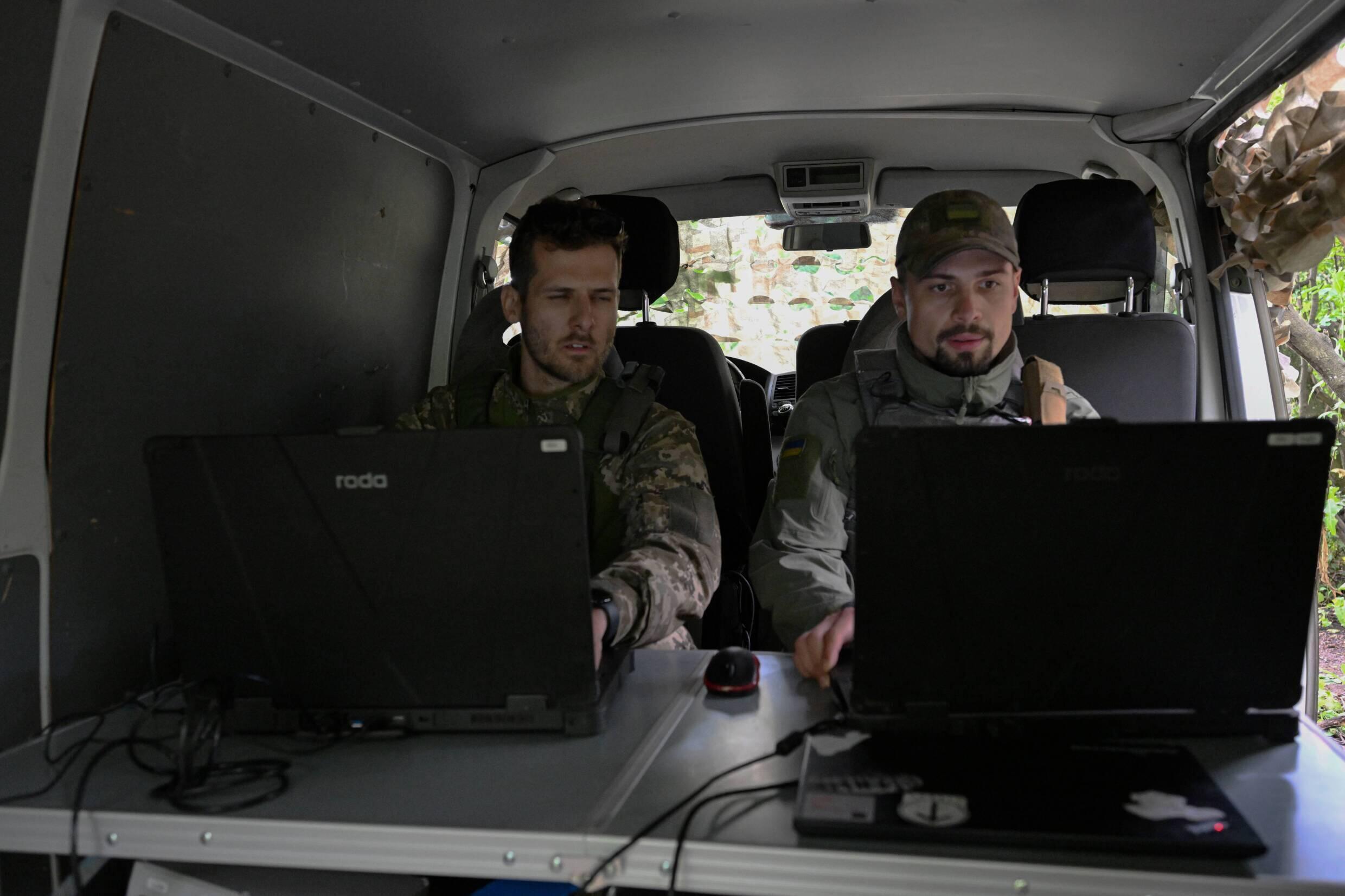 Ukrainians fly locally-made drones to sharpen artillery aim