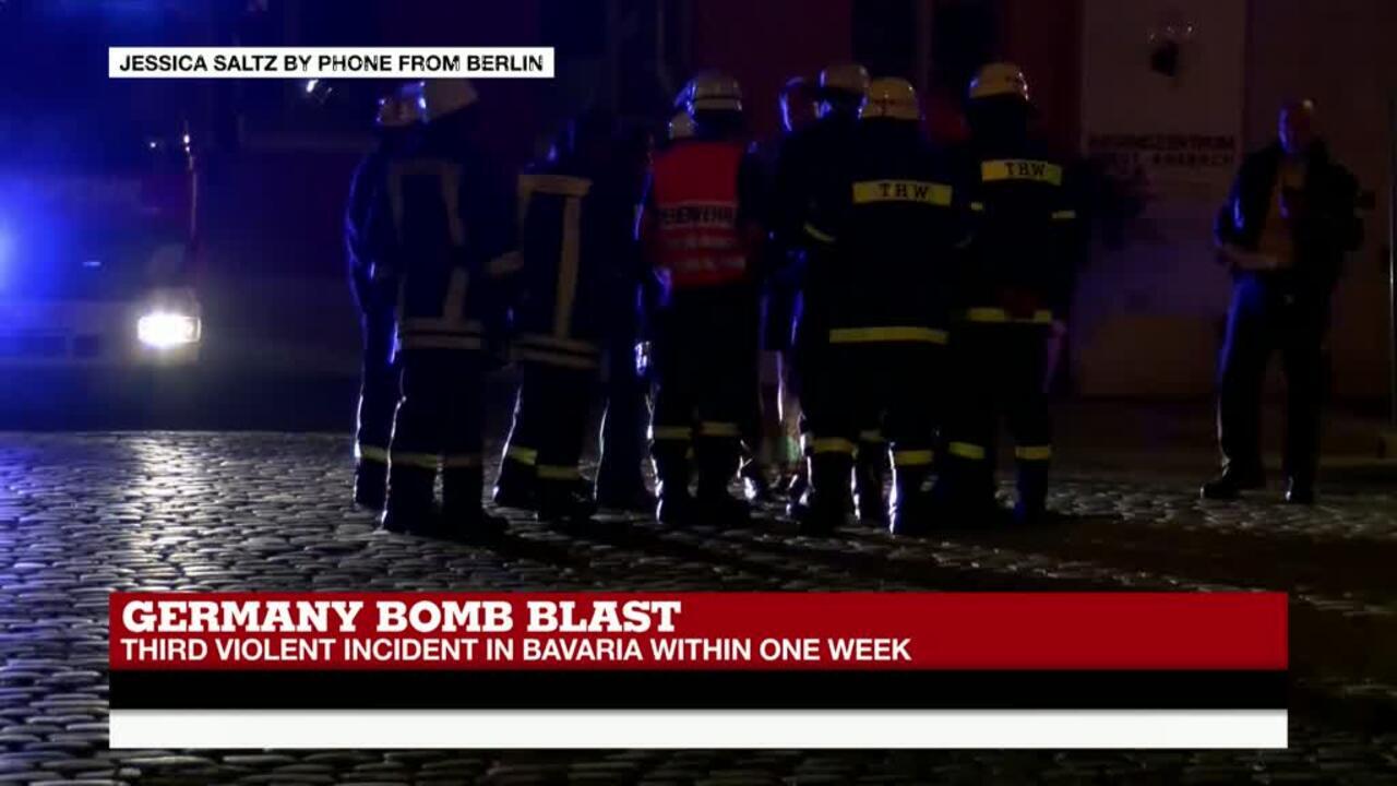 Syrian migrant killed by own bomb in Germany, 12 injured