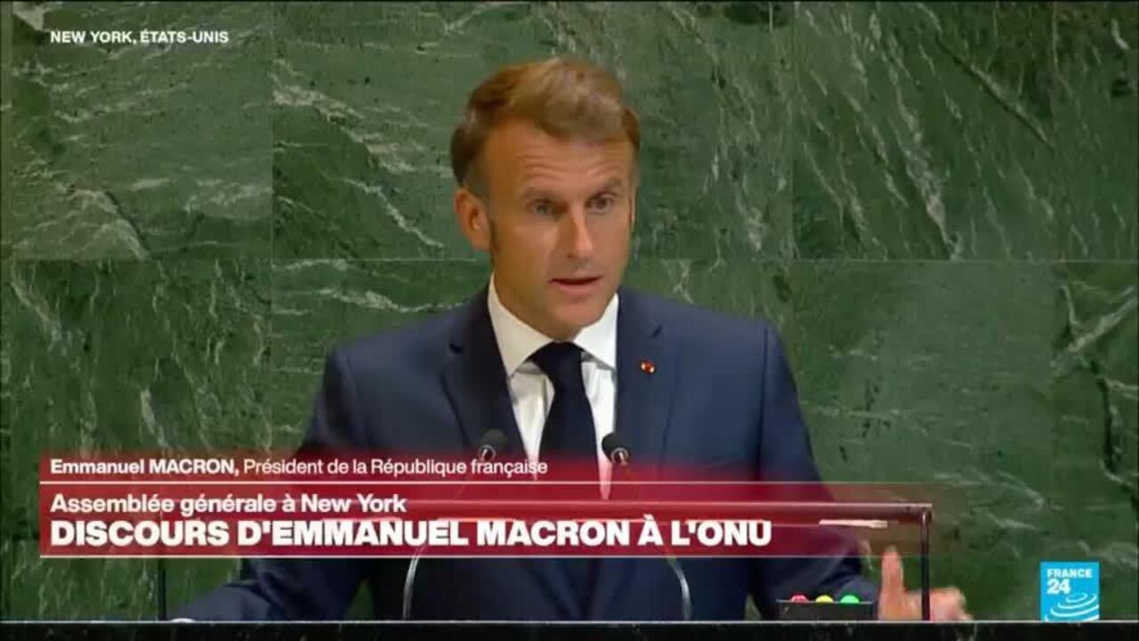 REPLAY - Revivez le discours d'Emmanuel Macron à la tribune de l'ONU ...