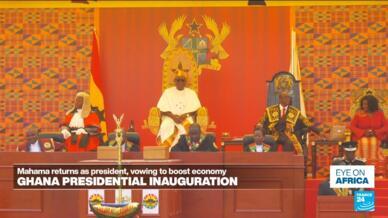 Ghana presidential inauguration: Mahama returns as leader - Eye on Africa