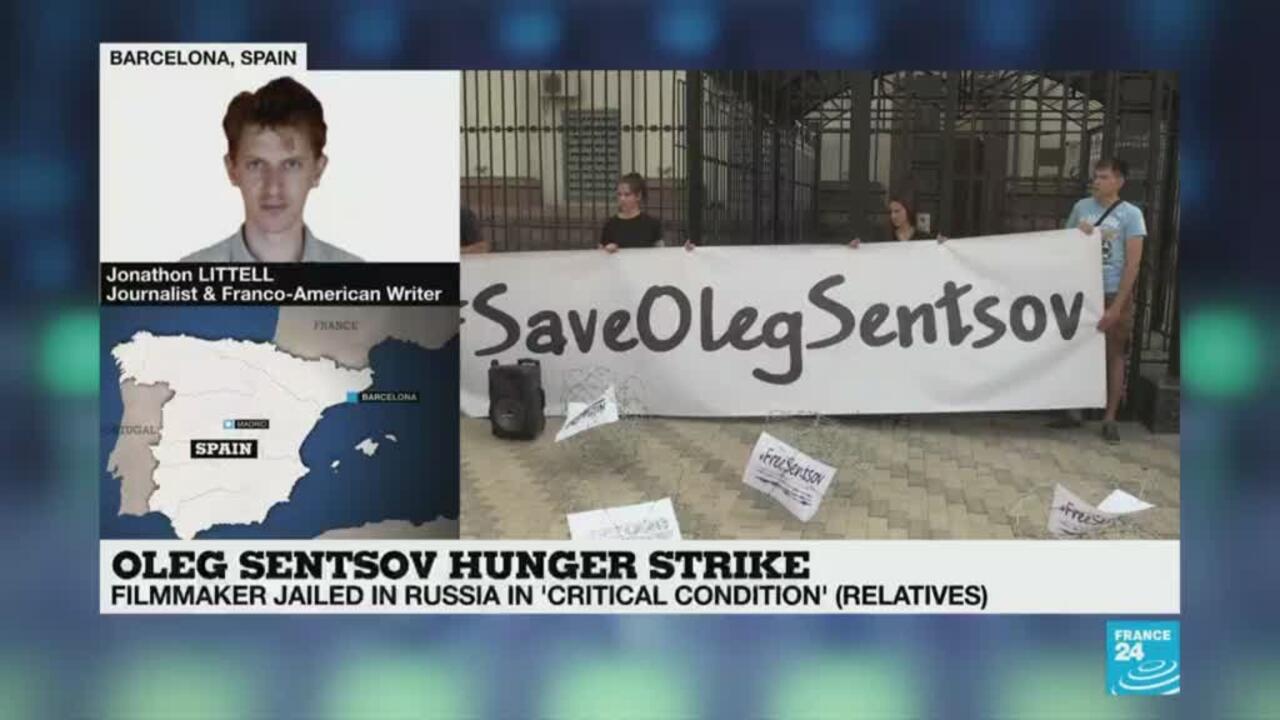 Jailed filmmaker Oleg Sentsov on day 100 of Russia hunger strike ...