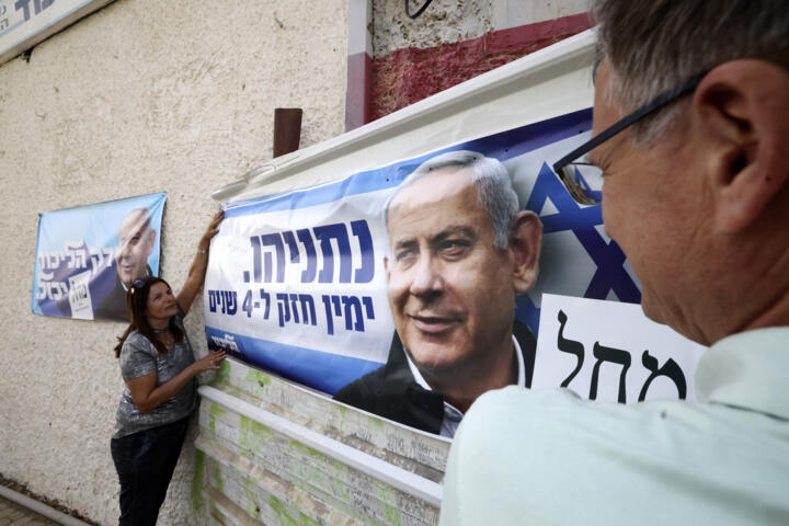 Netanyahu eyes return to power as Israel votes yet again