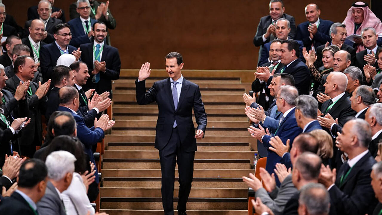 Assad’s Baath party suspends work indefinitely in Syria