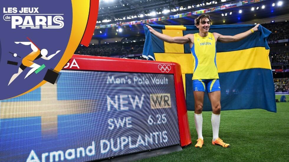 JO 2024 - Perche : stratosphérique, Armand Duplantis bat le record du monde