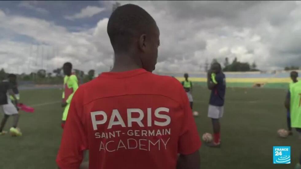 PSG's free football academy opens in Rwanda to identify potential ...